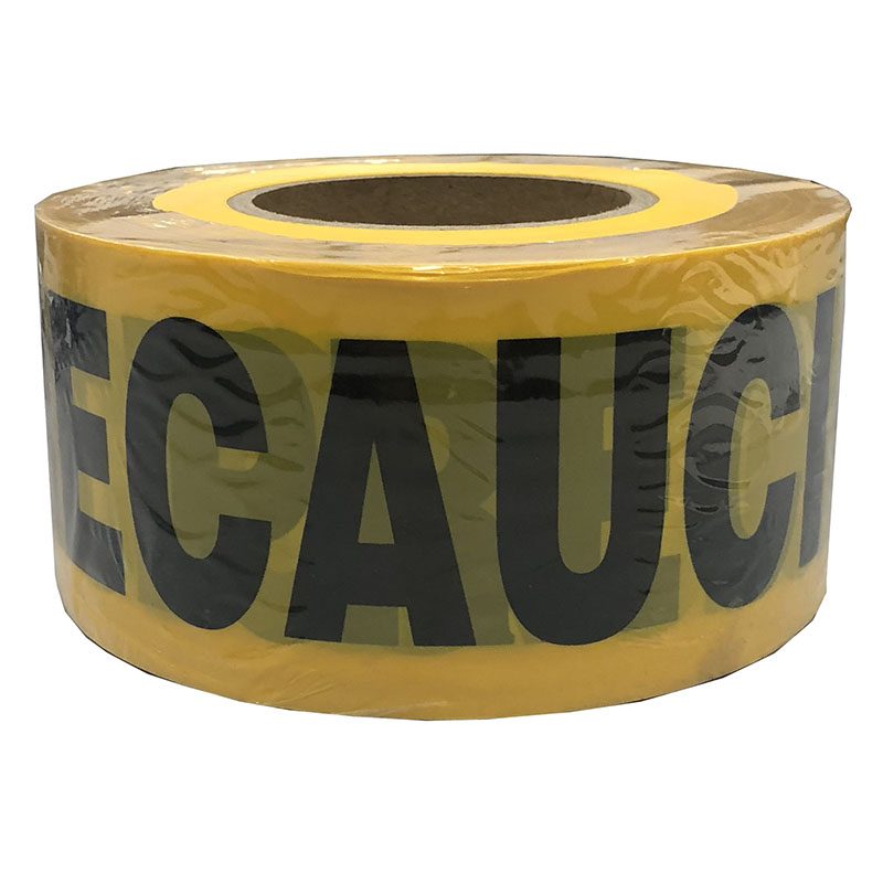 Cinta Precaucion - 3" x 1000 pies - Amarilla - MATCO Internacional